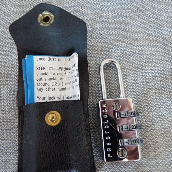 Presto | Other | Presto Lock Co Combination Padlock Case Travel ...